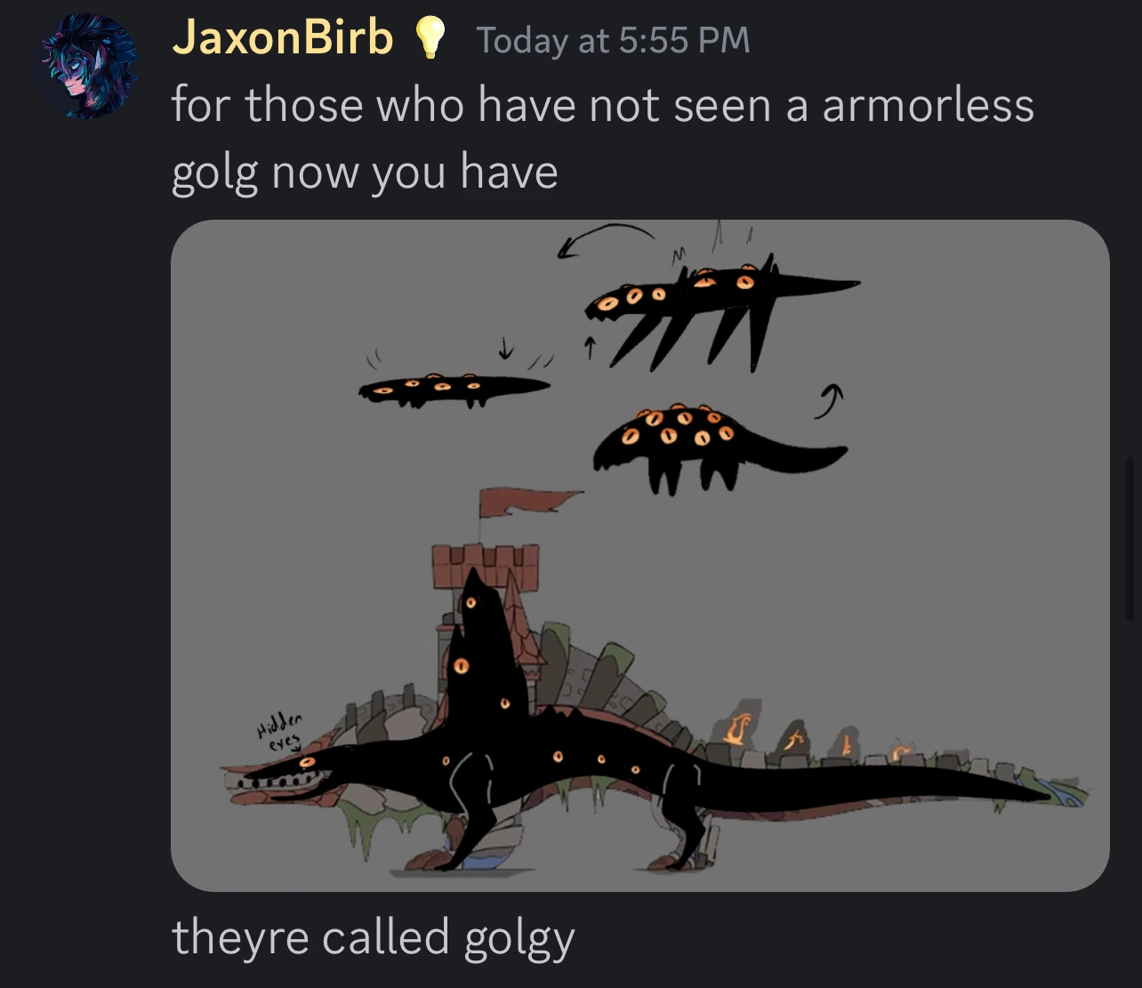 Armorless golg | Fandom