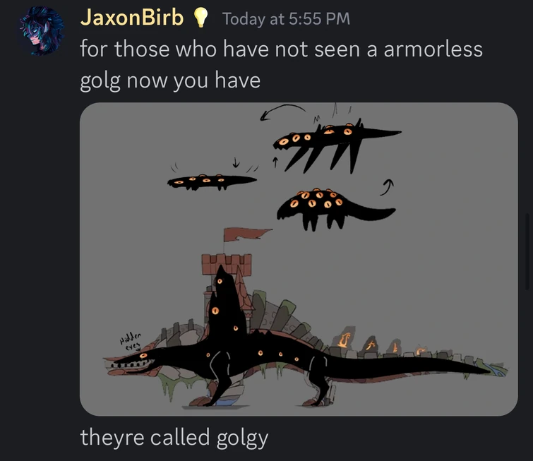 Armorless golg | Fandom