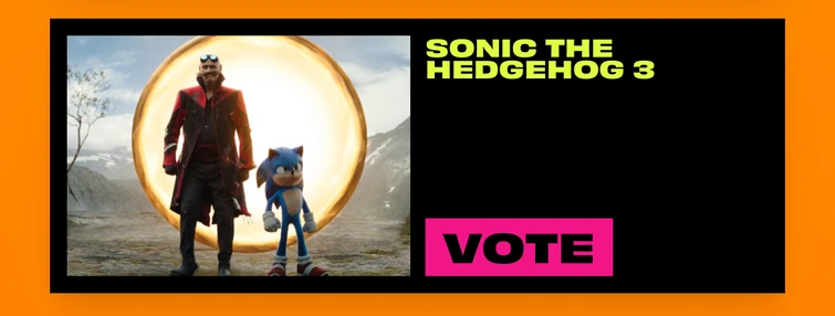 Sonic the Hedgehog 3 in Nickelodeon kids’ choice awards | Fandom
