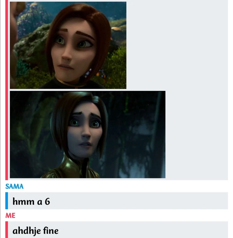 asking my friend to rate the looks of some toa characters from 1 to 10 ...