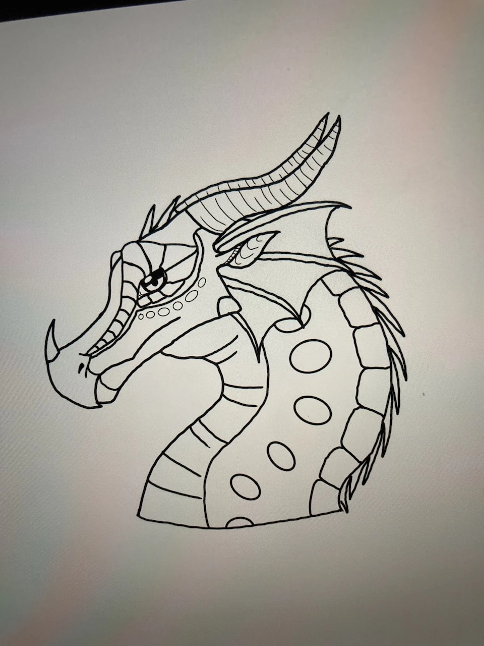 Cringy Rainwing base Art by me | Fandom