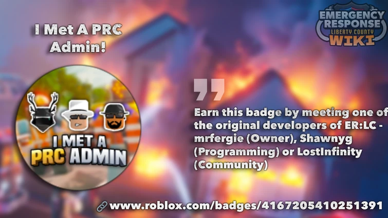 New ER:LC Badge | Fandom