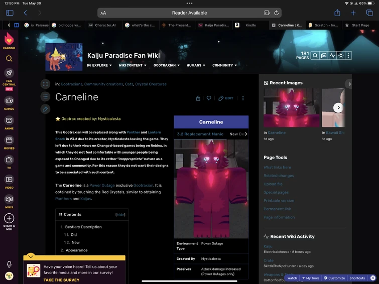 Carneline replacement basically looks the same | Fandom