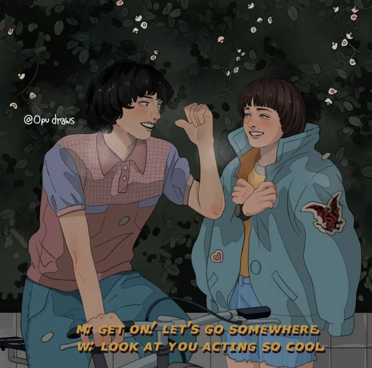 Just some lovely byler art (It’s so beautiful🥹) | Fandom