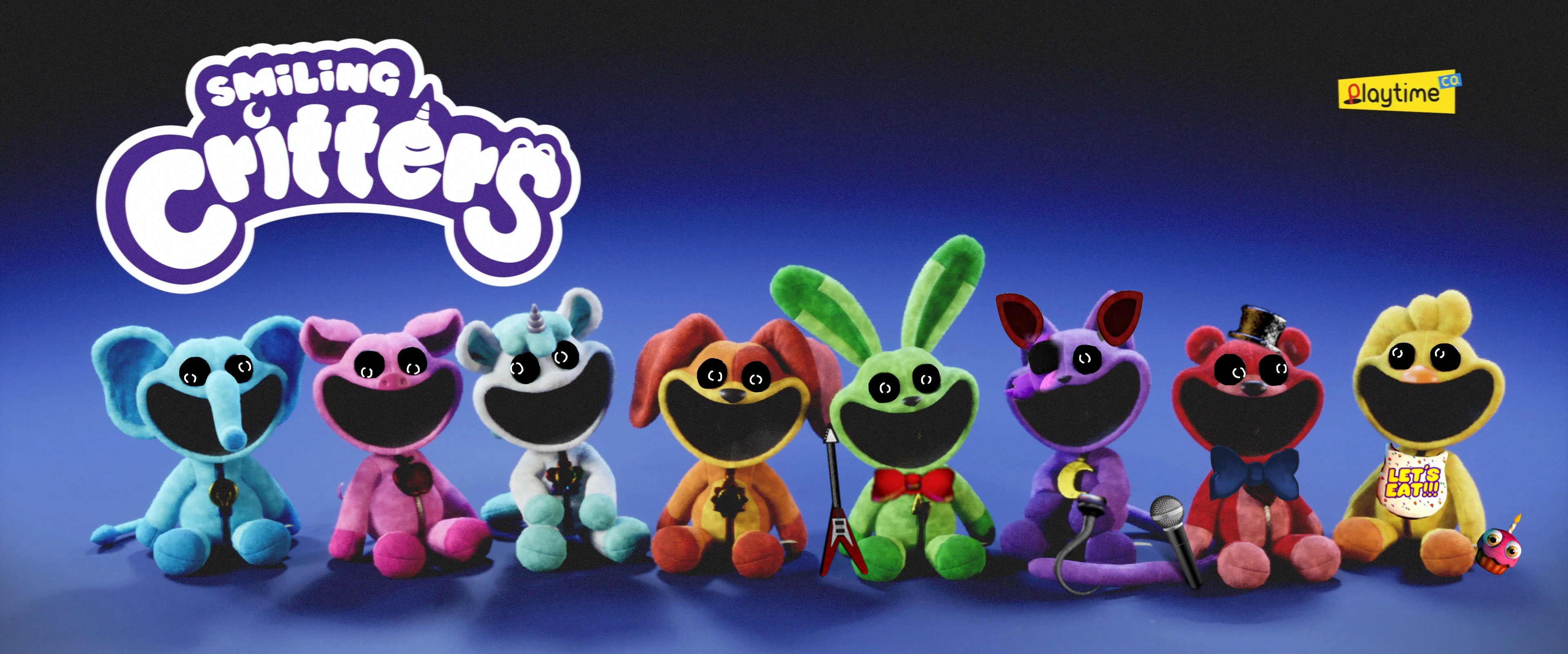 Smiling critters as Fnaf normal animatronics | Fandom