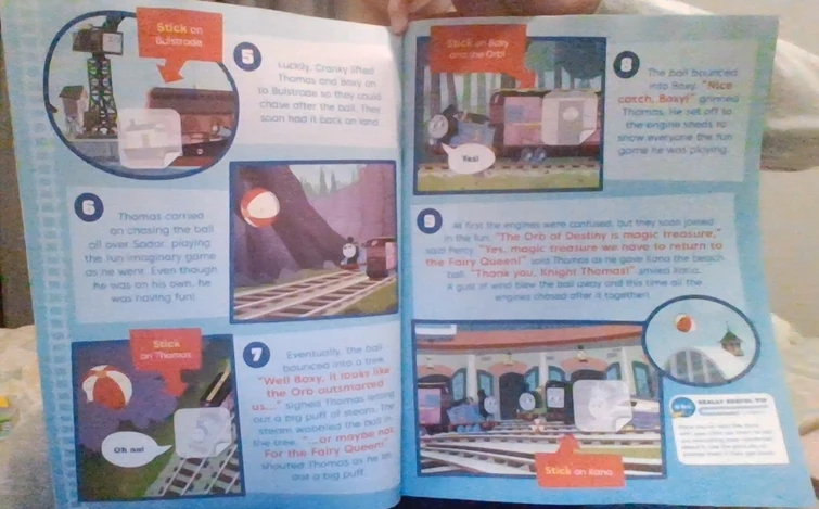 I got this month's Thomas magazine, so here is the new magazine story ...