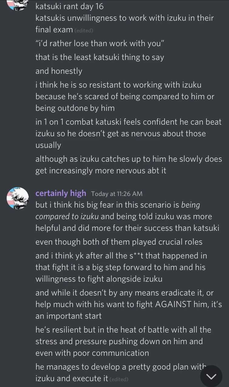 katsuki rant day 16 | Fandom