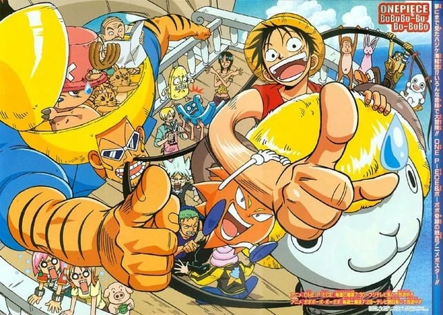 Bobobo-bo Bo-bobo X One Piece | Fandom