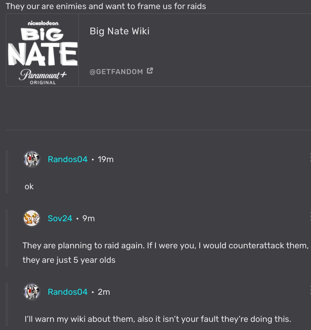 Alright guys, we might get raided again. | Fandom