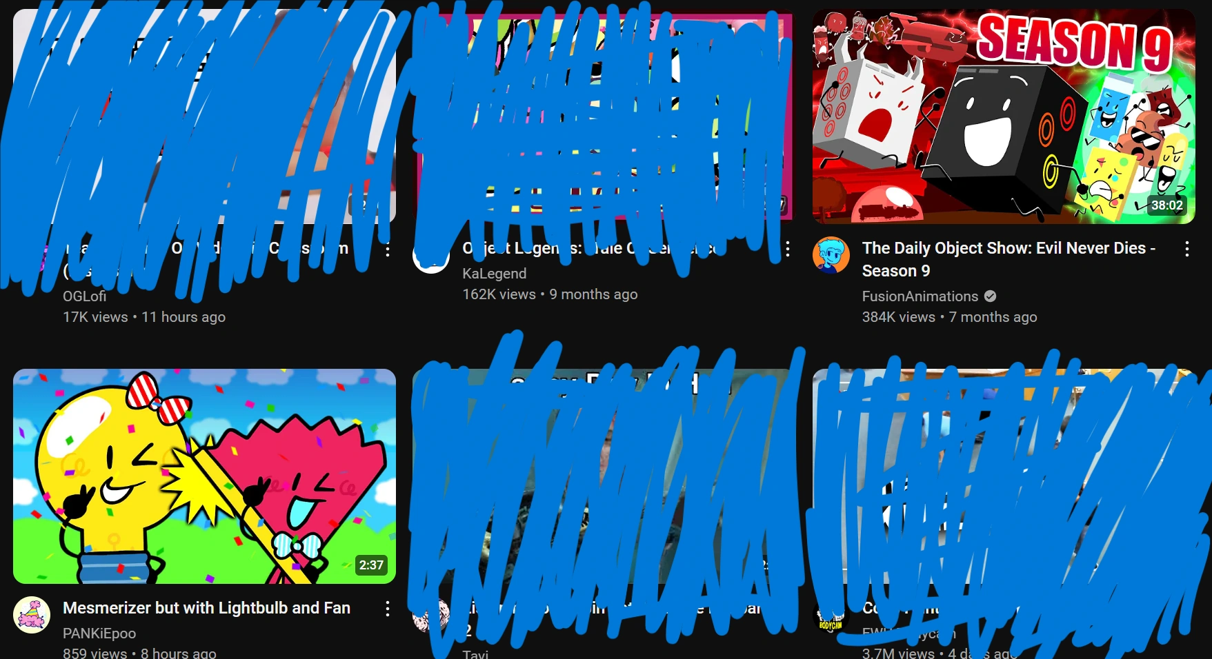 "NOOO WHY MUST YOU MAKE ME CRY AGAIN, IT'S SO SA- oh pankie jumpscare ...