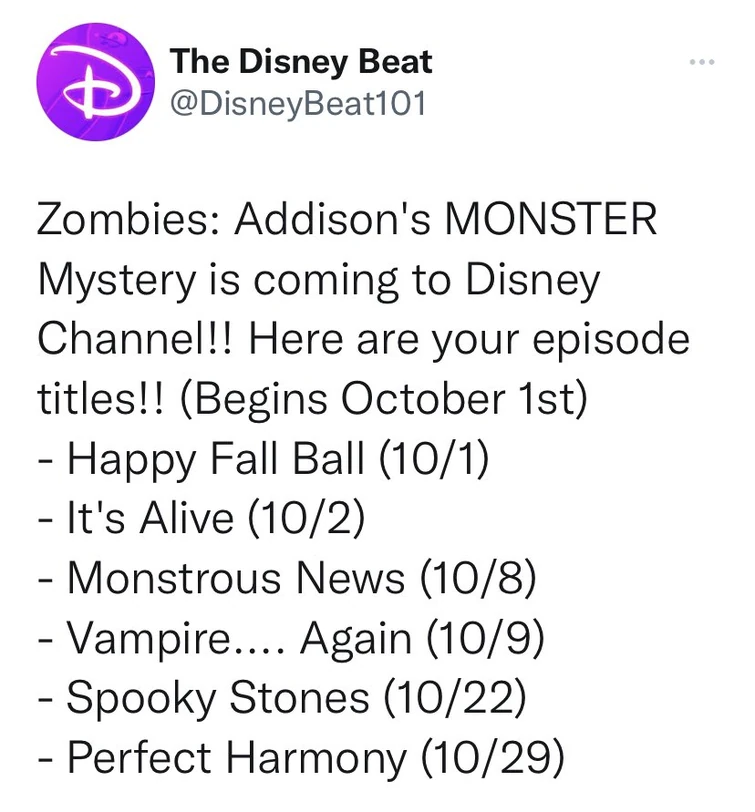 Zombies: Addison's Moonstone Mystery Get Retitles is Called Addison's ...