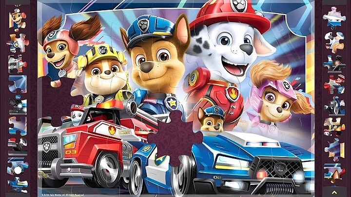 Paw Patrol Puzzle - The Mighty Movie | Paw Patrol Jigsaw Puzzle Part ...