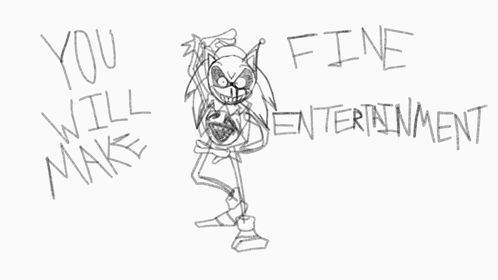 Here's a funni Satanos the crak meestor redesign+quick 5 min rewrite ...