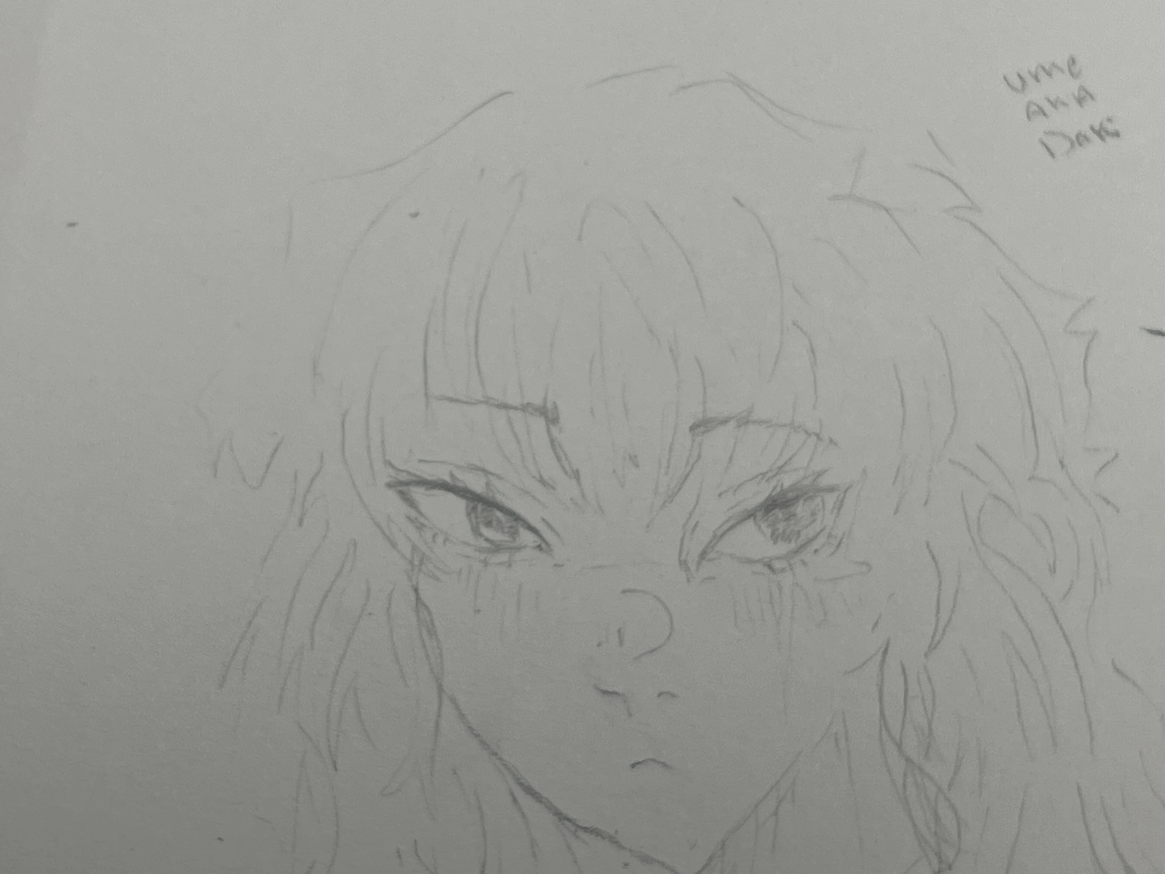 First attempt at drawing Ume (Aka: Daki) | Fandom