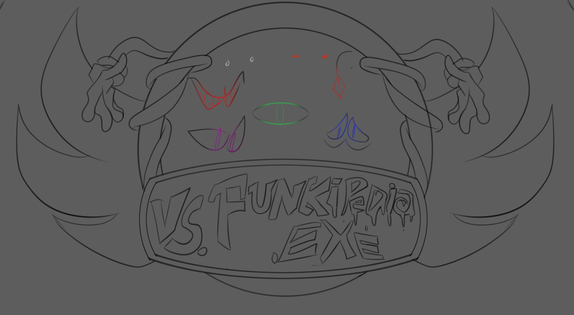 VS. Funkipedia.exe Logo Sketch | Fandom