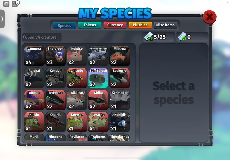 trading inventory + mush (+ Shadow Mut Kendyll) | Fandom