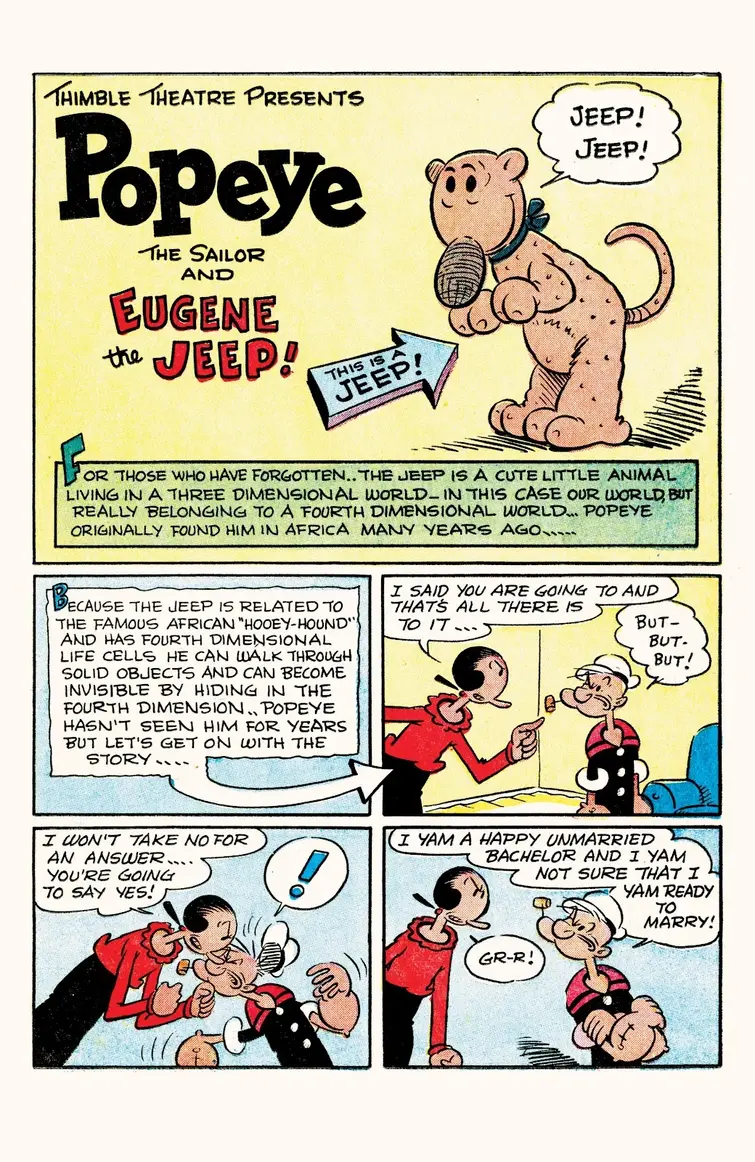 Popeye the Sailor Man: Higher Dimensional Scaling. | Fandom