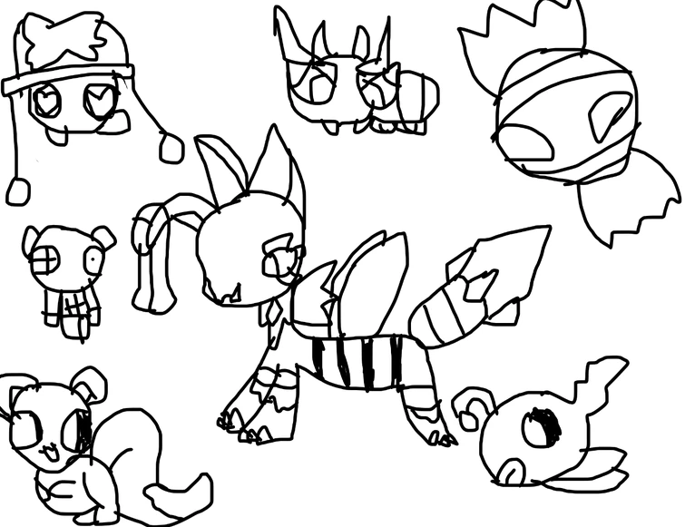 Guess loomians from my finger drawings v2 | Fandom