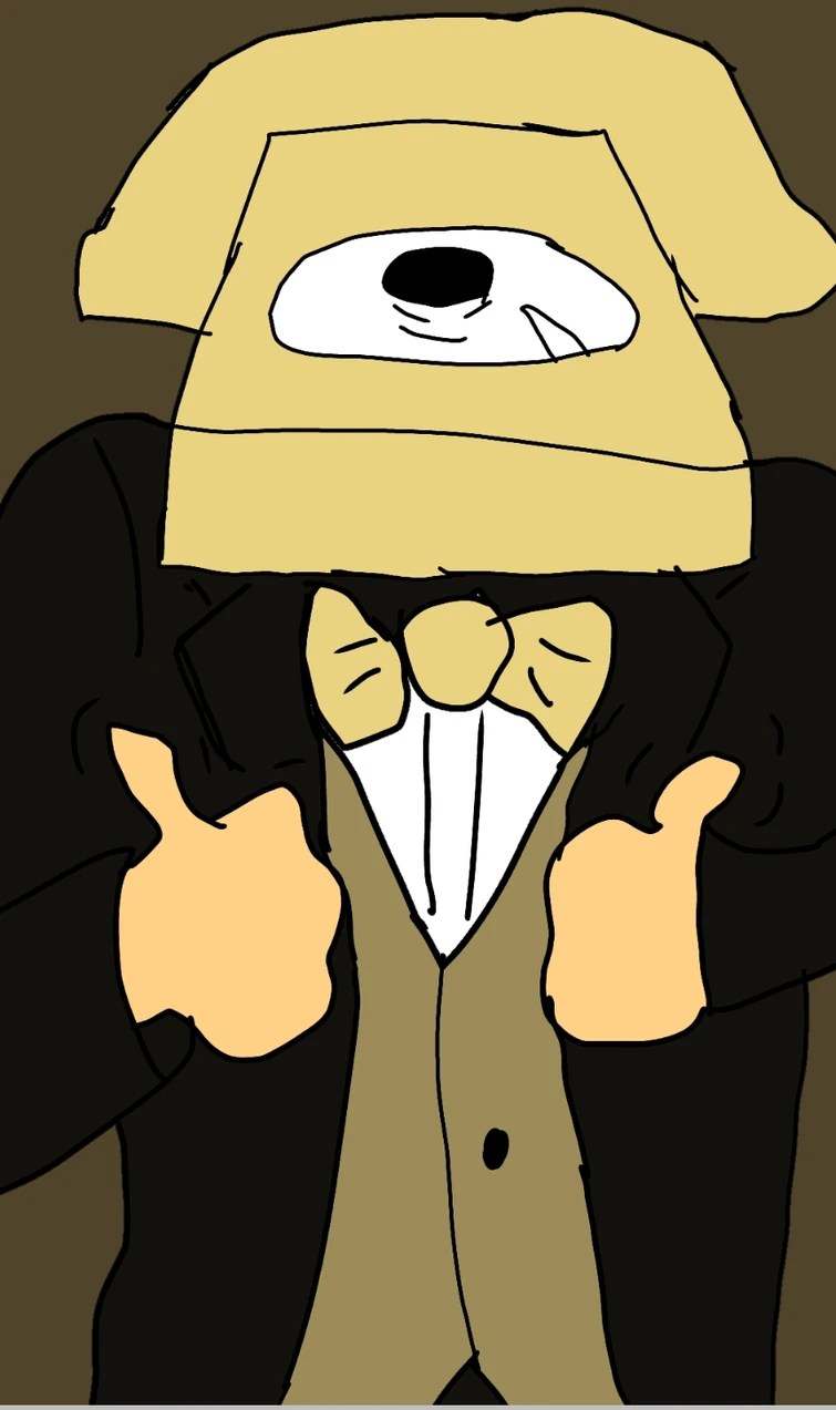 I drew my oc doggo phone guy from dsaf | Fandom