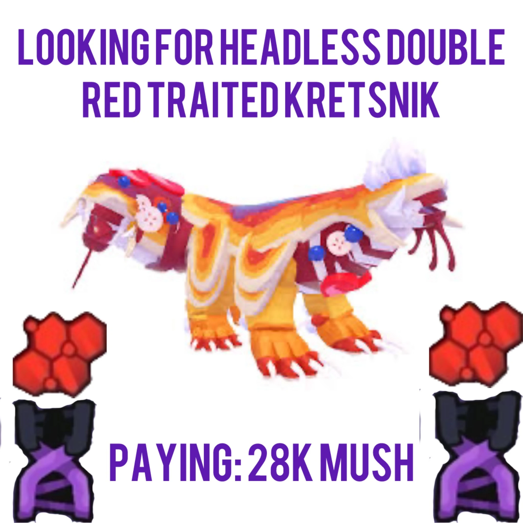 BUYING DOUBLE RED GHOSTY/HEADLESSES | Fandom