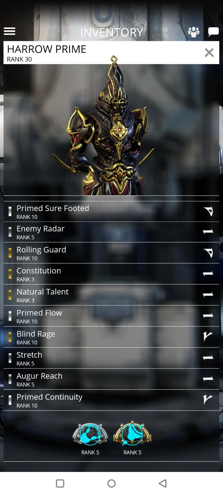 Harrow Prime Build | Fandom