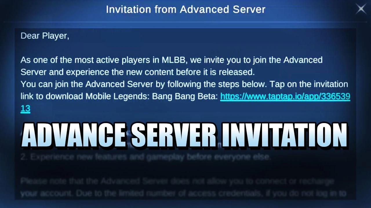 So...they really invited some players to join the Advanced Server? | Fandom