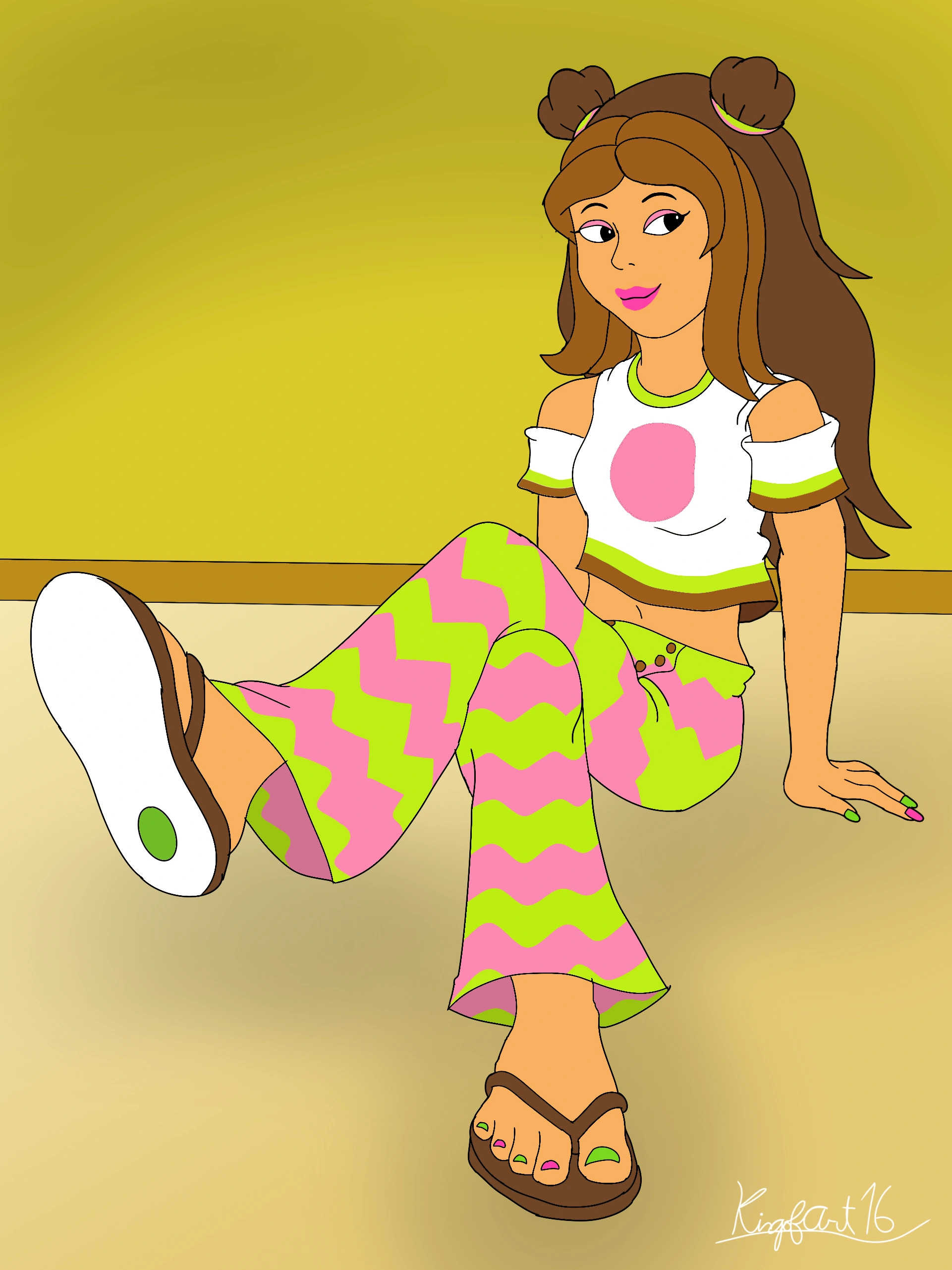 How does this full body picture of Liezel look? I just added it to her ...