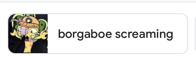 Borgaboe screaming. | Fandom