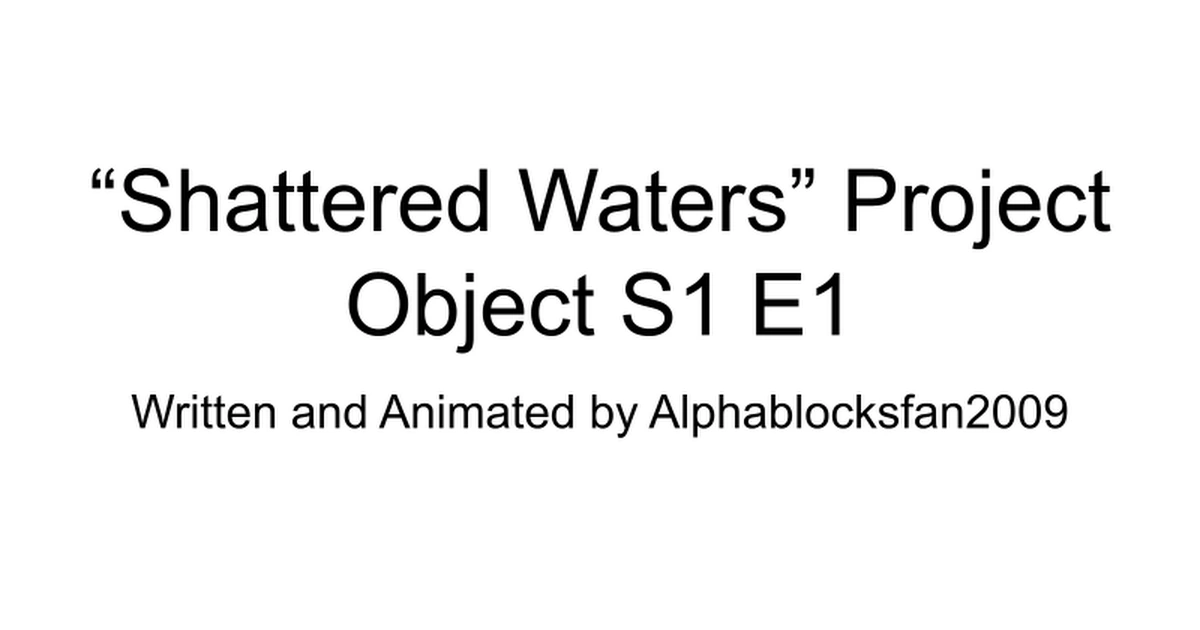 Episode 1 of Project Object is here! | Fandom