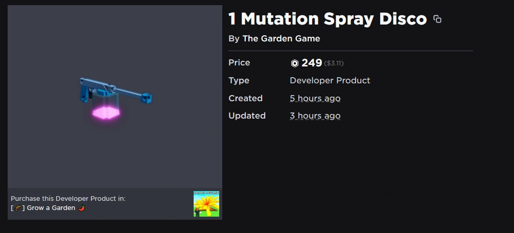 mutation spray disco leak | Fandom