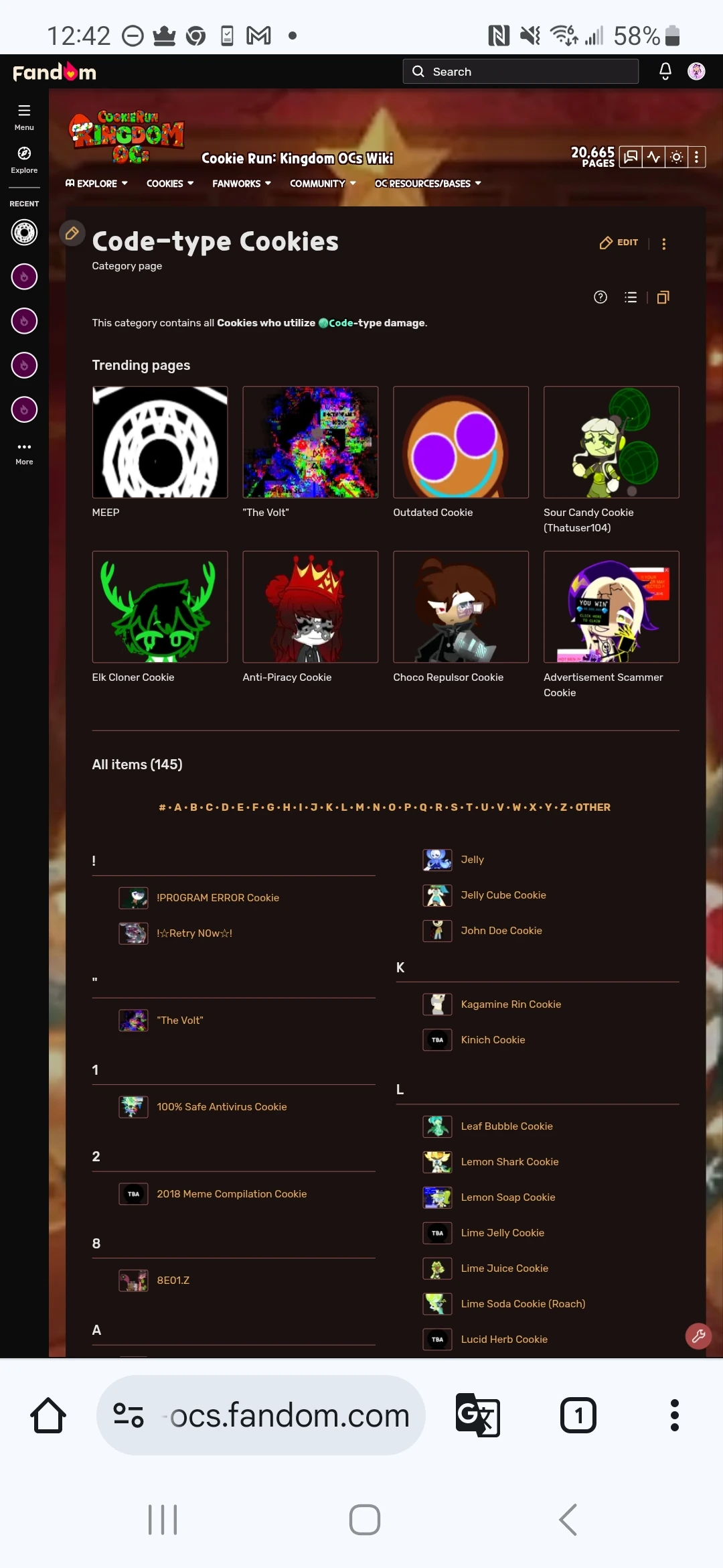MEEPS TRENDING ON THE CODE ELEMENT CATEGORY | Fandom