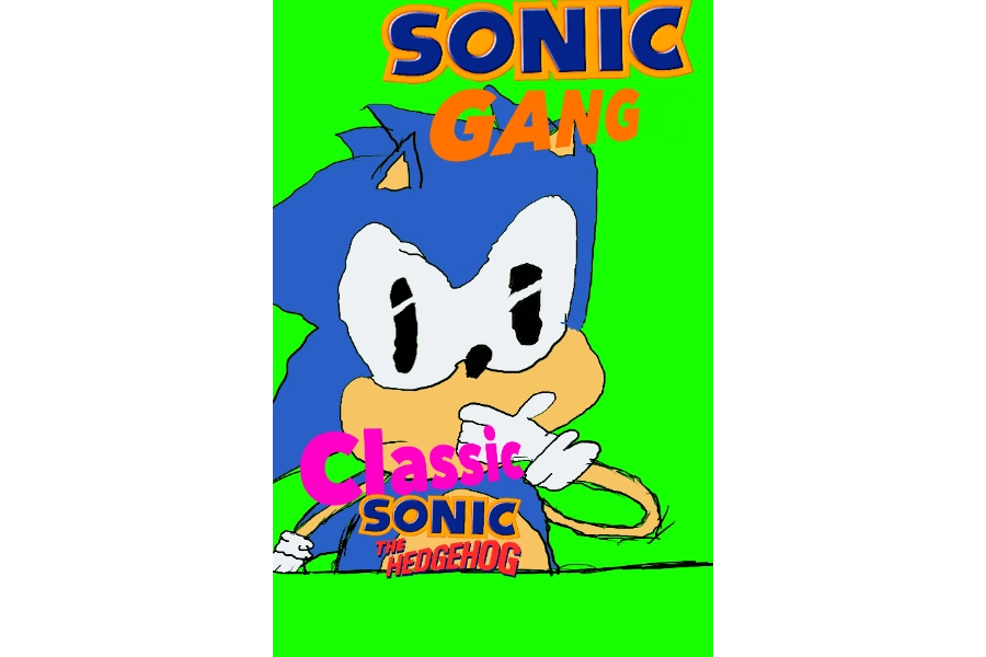 Sonic Gang Classic Sonic Sketch | Fandom