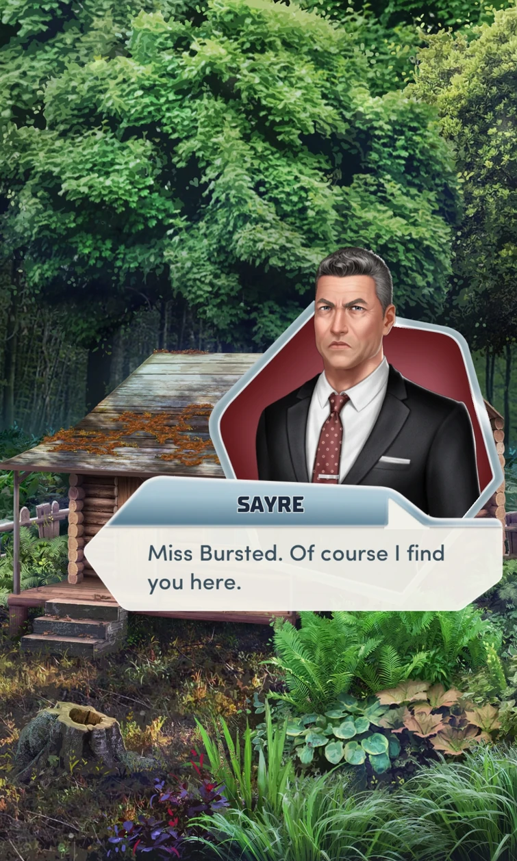 Bernard Sayre's knowledge about main character | Fandom