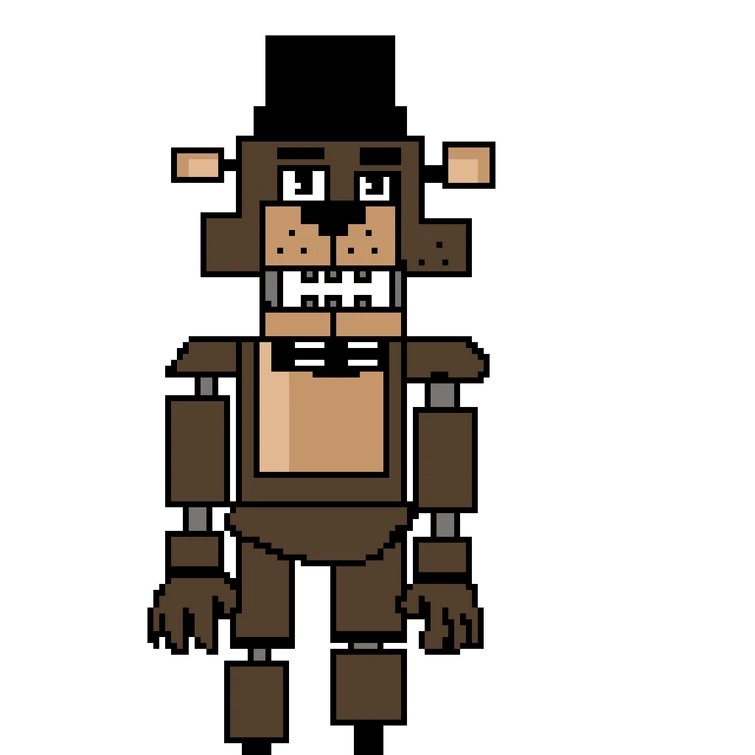 Freddy pixel art | Fandom