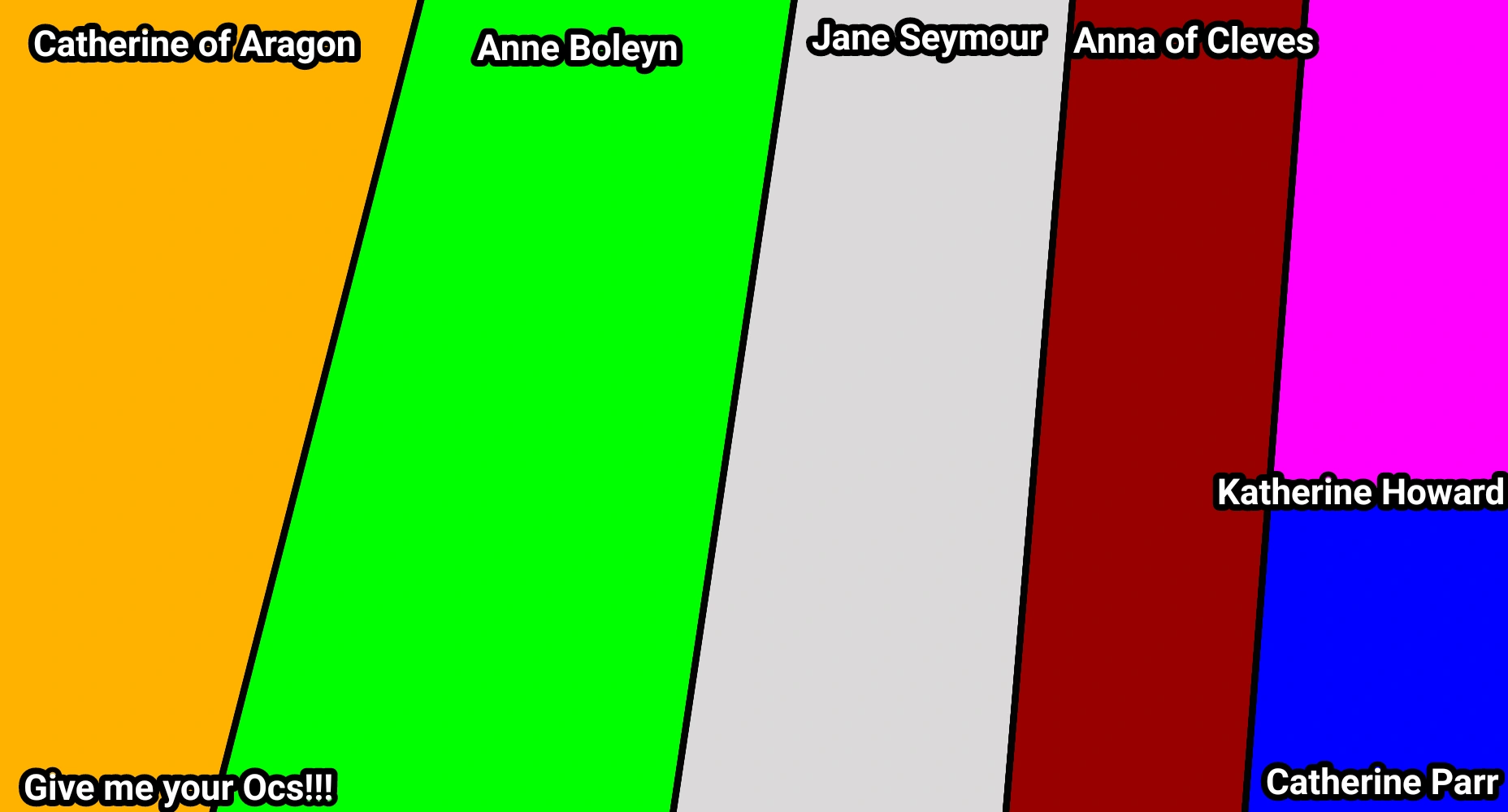 I need some of your Ancients ocs for this Silly Six the musical Au | Fandom