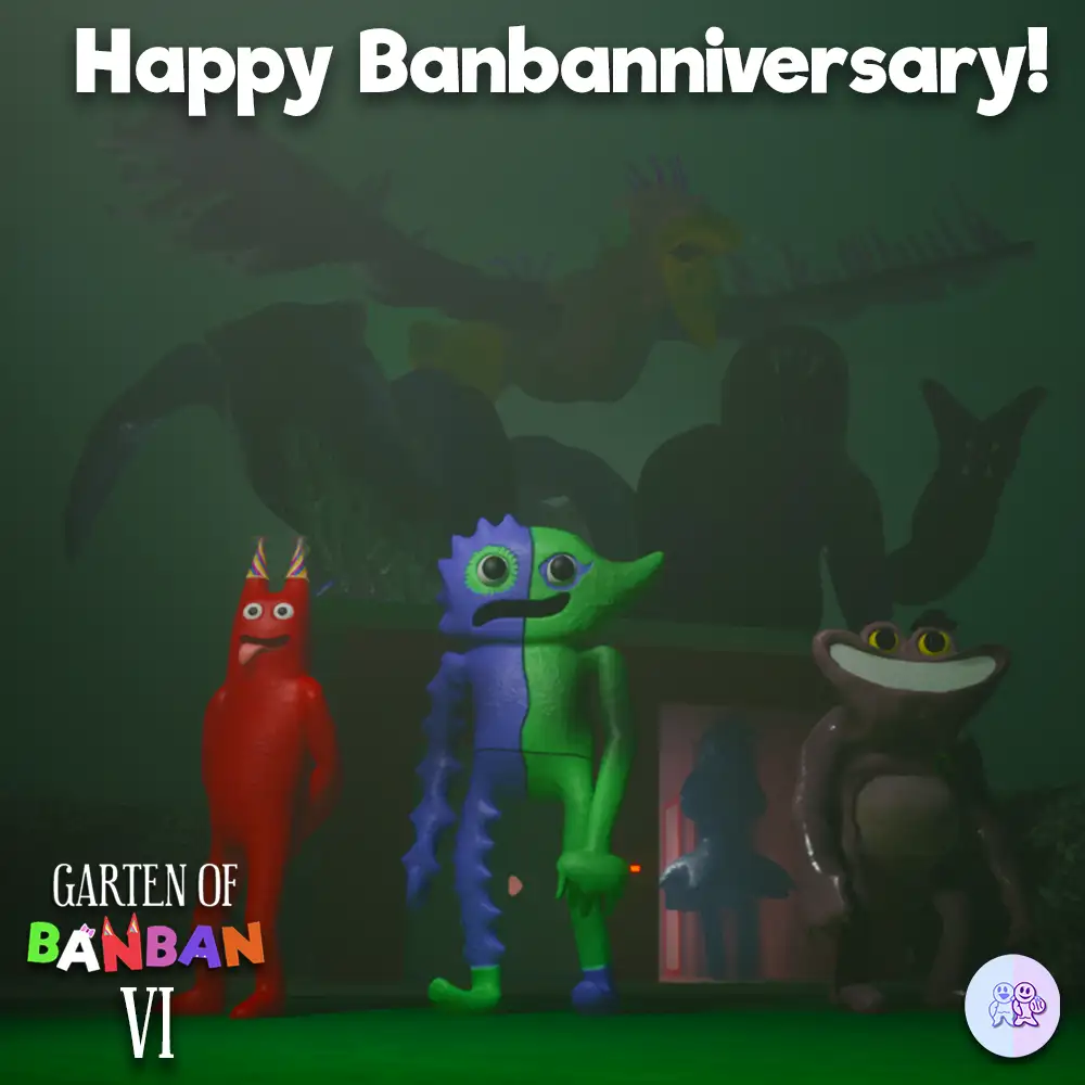 💚🤍 ️Happy Garten of Banban Banbanniversary!💗💜🧡 | Fandom