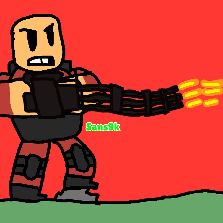 Fan art of minigunner and dj! | Fandom