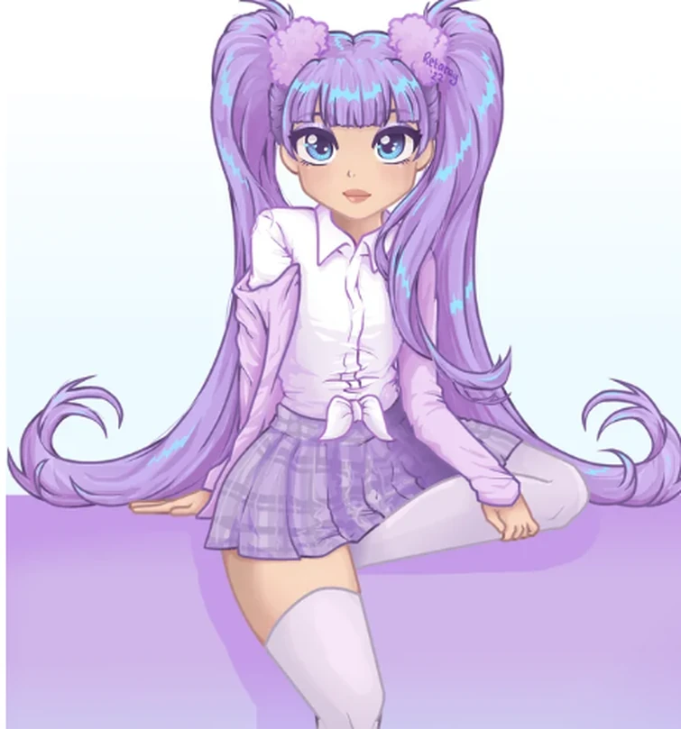 Jr High Violet Fanart on Reddit | Fandom