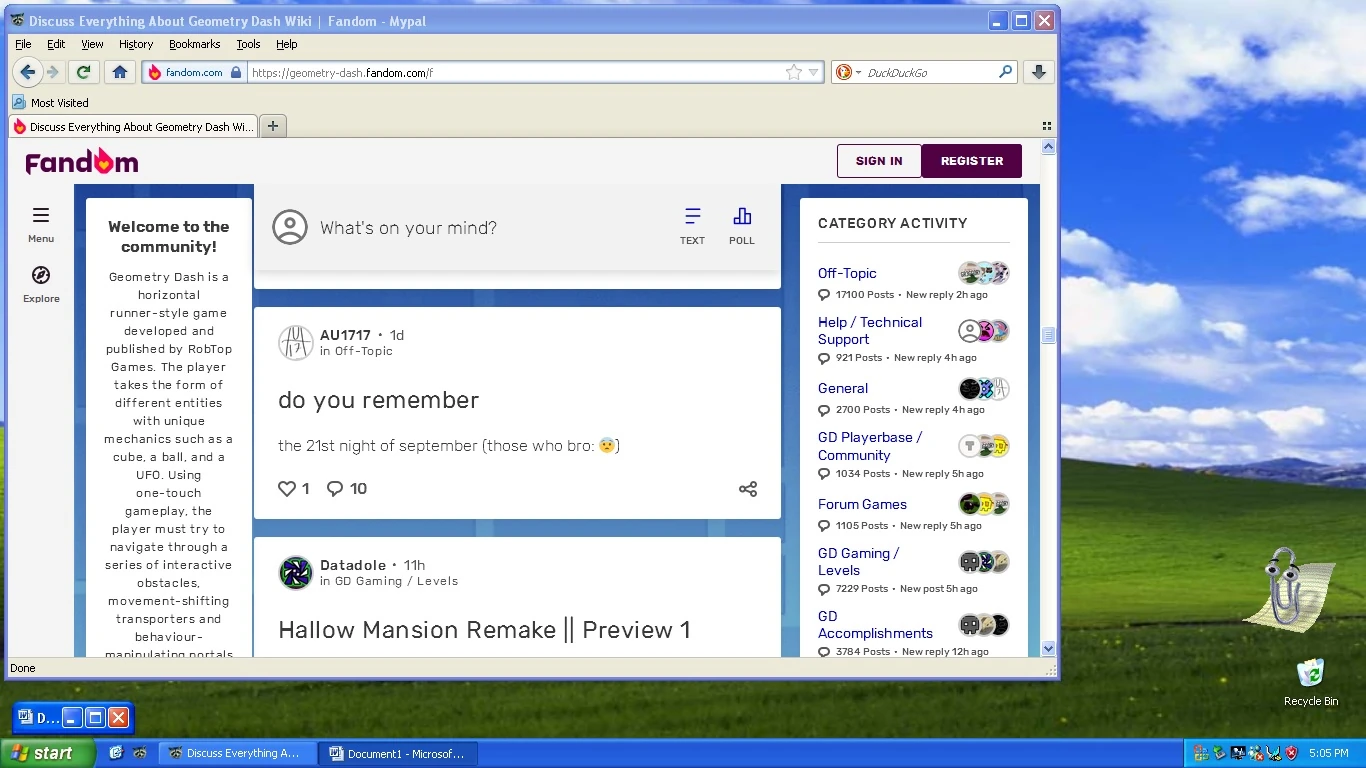 gd wiki on windows xp | Fandom