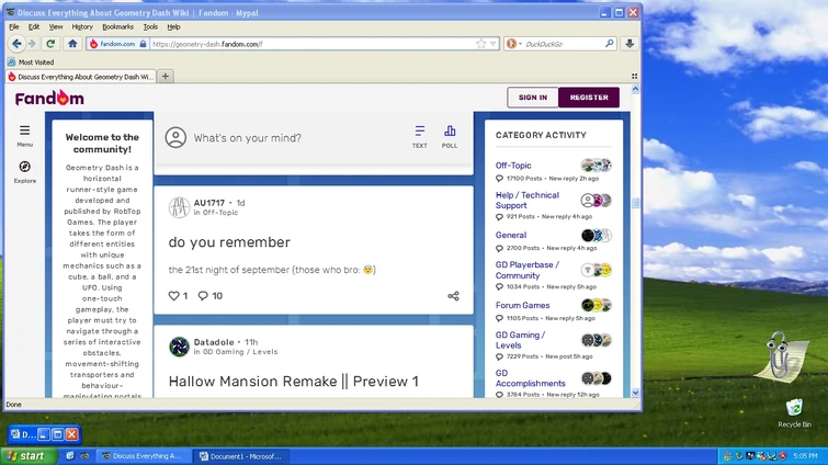 gd wiki on windows xp | Fandom