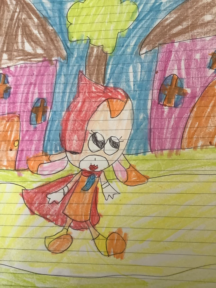 Cream the rabbit skipping in the village | Fandom