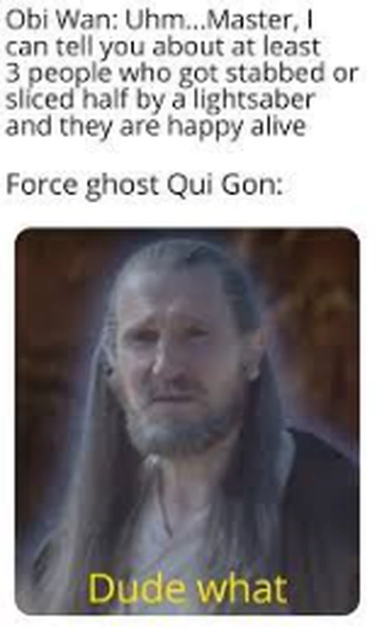 Appreciate the Qui-Gon memes | Fandom