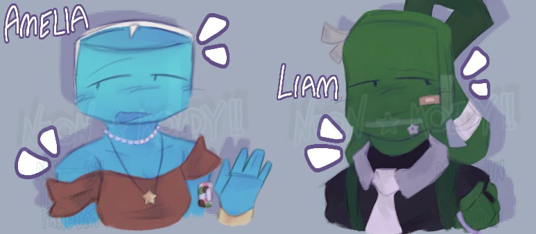 more hfjone designs (amelia & liam) | Fandom