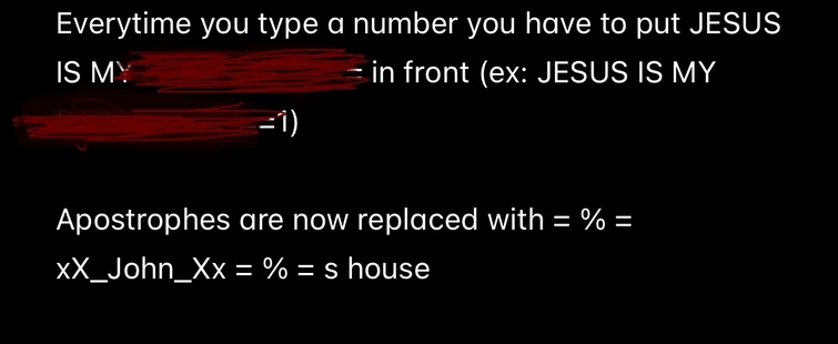 Trying to make the most unreadable un-user friendly typing quirk ever ...