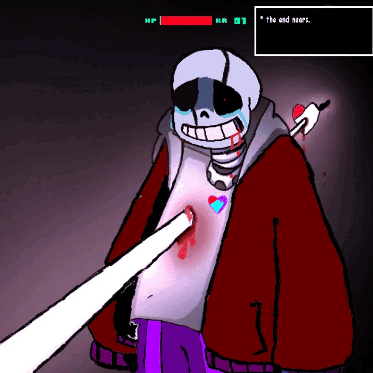 Ahhhh, Drawing update (Distortion!Sans) | Fandom