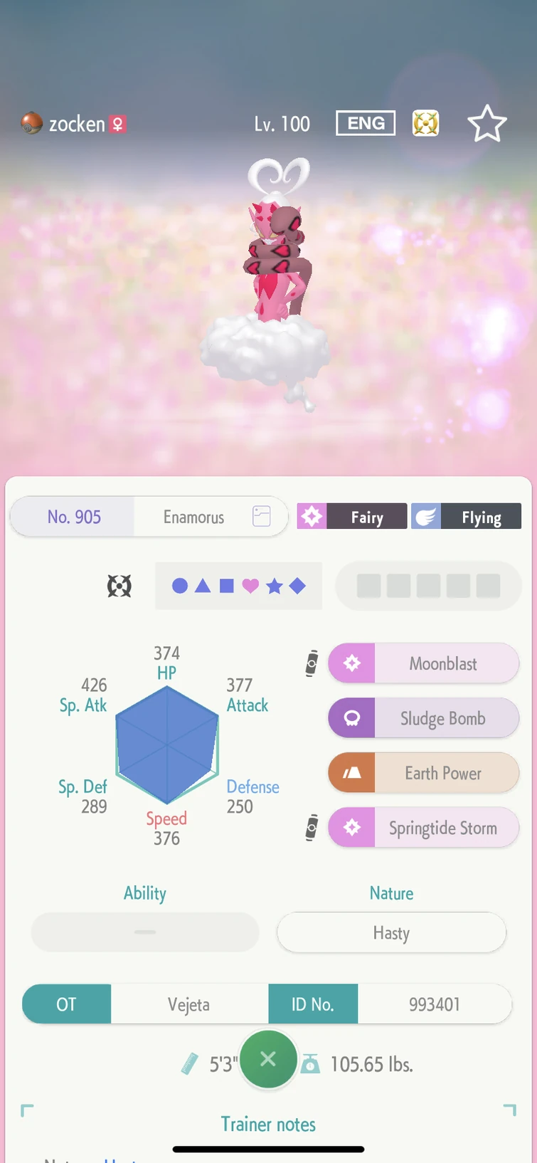 Trading enamorous for shiny solgaleo! :) | Fandom