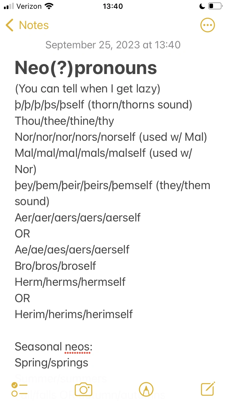 New pronouns + trying out seasonal pronouns | Fandom