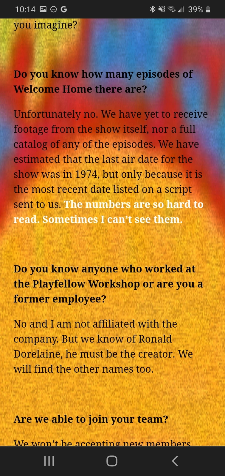 Discuss Everything About Welcome Home Wiki | Fandom