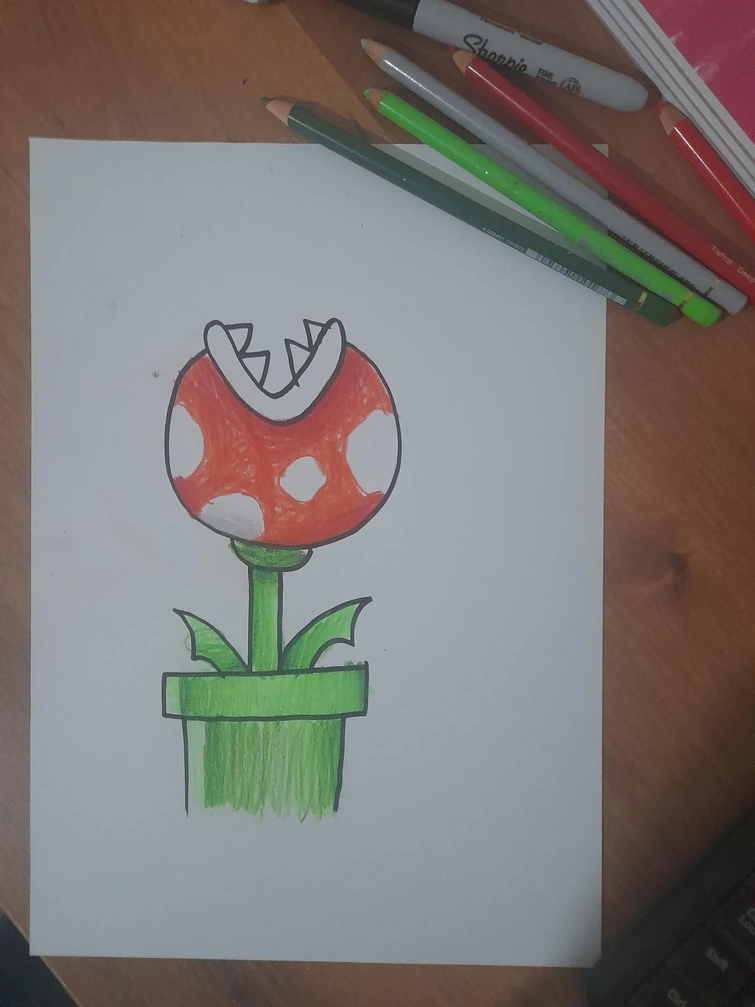 My drawing of Piranha Plant | Fandom