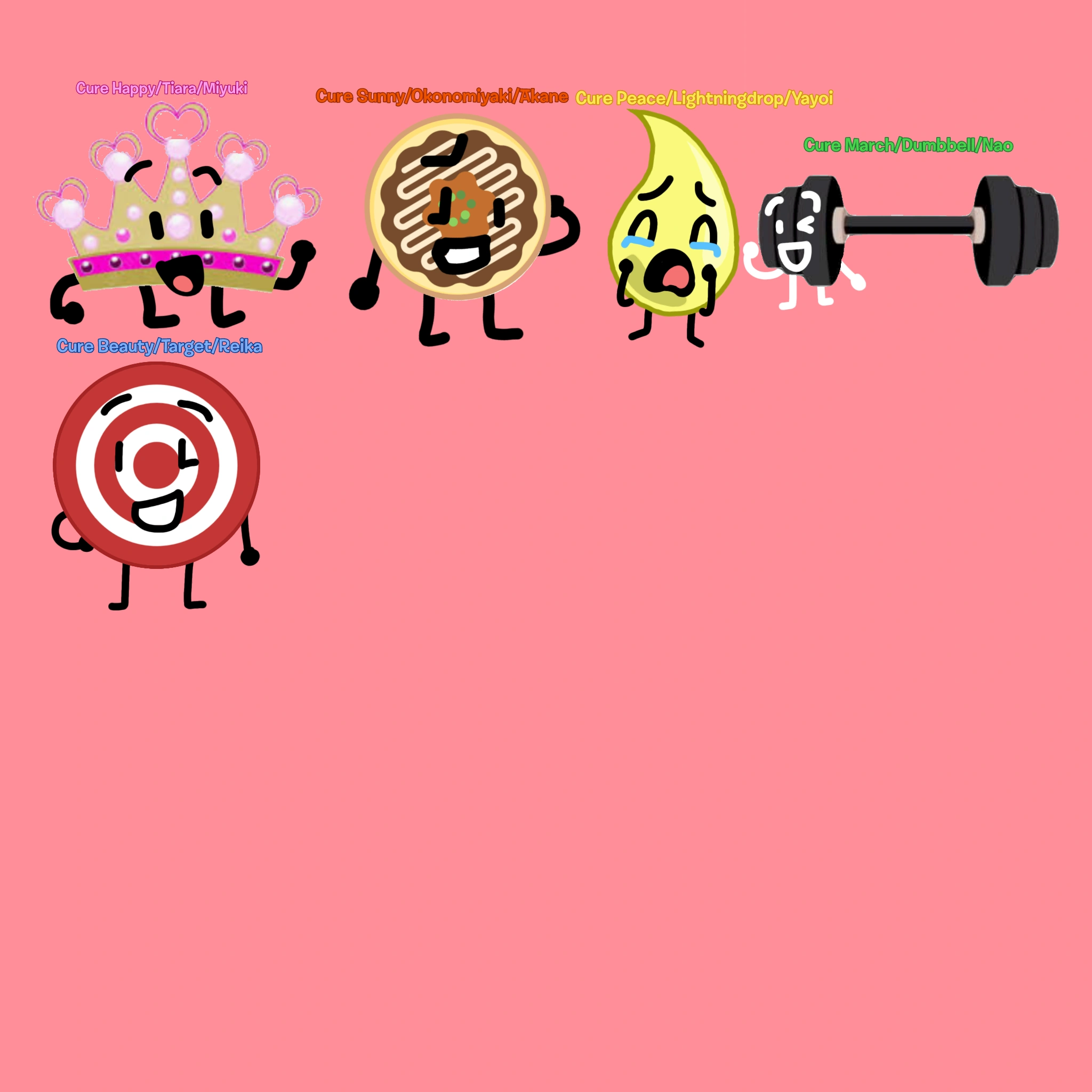I Made Smile Precure Characters In BFDI | Fandom